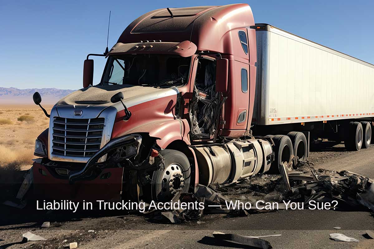 Understanding Liability in Trucking Accidents — Who Can You Sue? | The Jewkes Firm