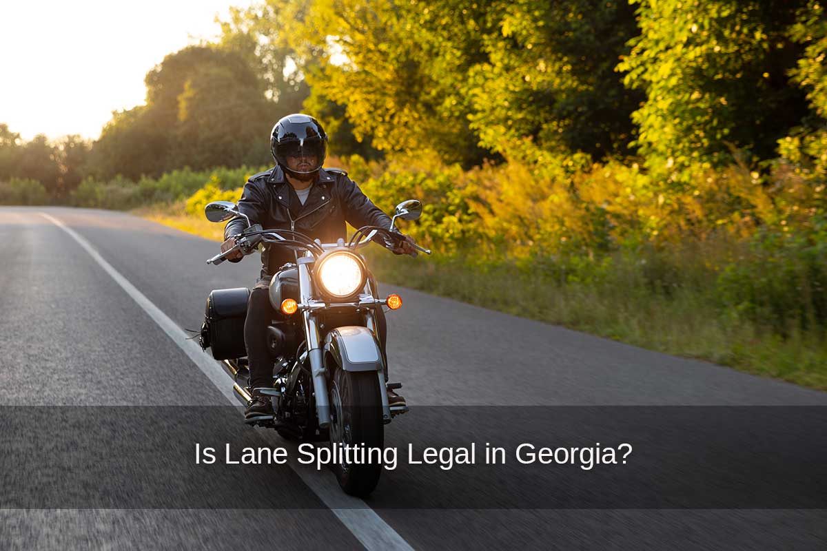 Is Lane Splitting Legal in Georgia? | The Jewkes Firm