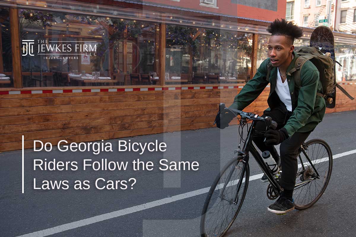 Do Georgia Bicycle Riders Follow the Same Laws as Cars? | The Jewkes Firm